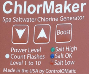 ControlOMatic Chlormaker Chlorine Generator for Spas & Hot Tubs